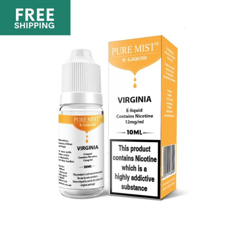 Pure Mist Virginia Tobacco From £2.90 | Free Shipping